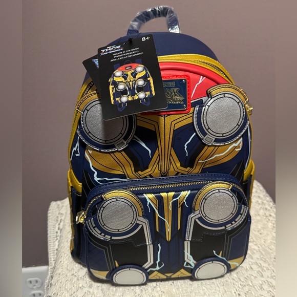 Marvel | Bags | Loungefly Marvel Thor Love And Thunder Mini Backpack ...